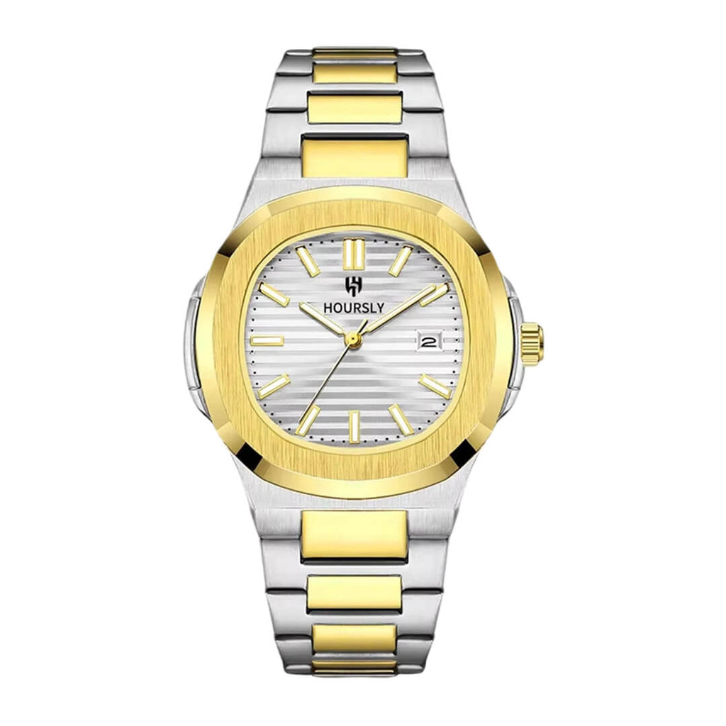 Reloj Hoursly HOU-1 Hombre Acero Dorado – Most Perú